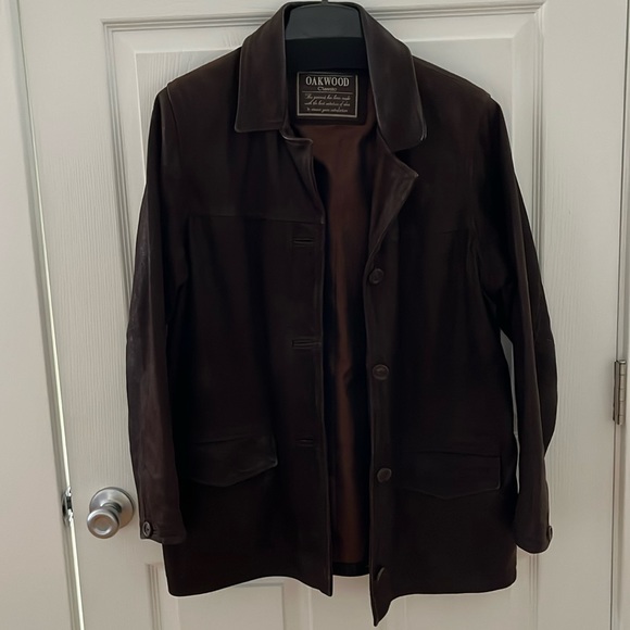 Oakwood | Jackets & Coats | Vintage Brown Button Up Jacket Ive Been The ...